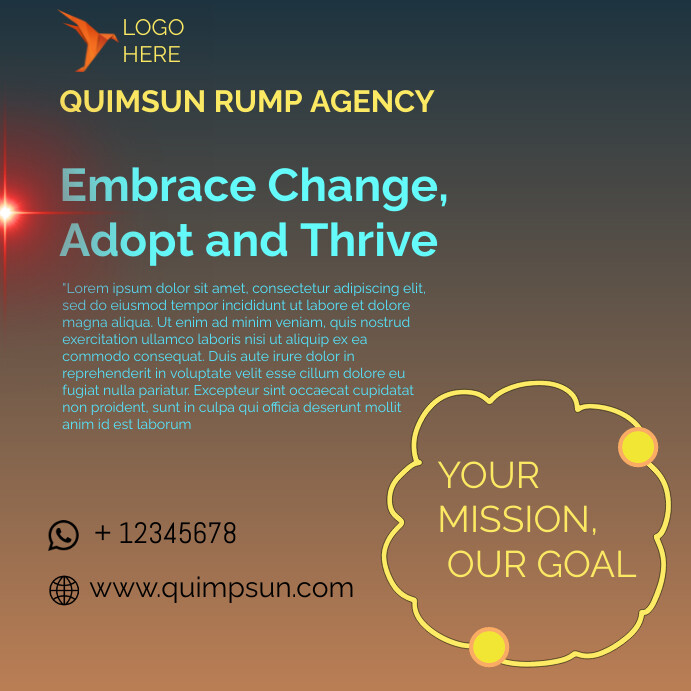 agency post template | PosterMyWall