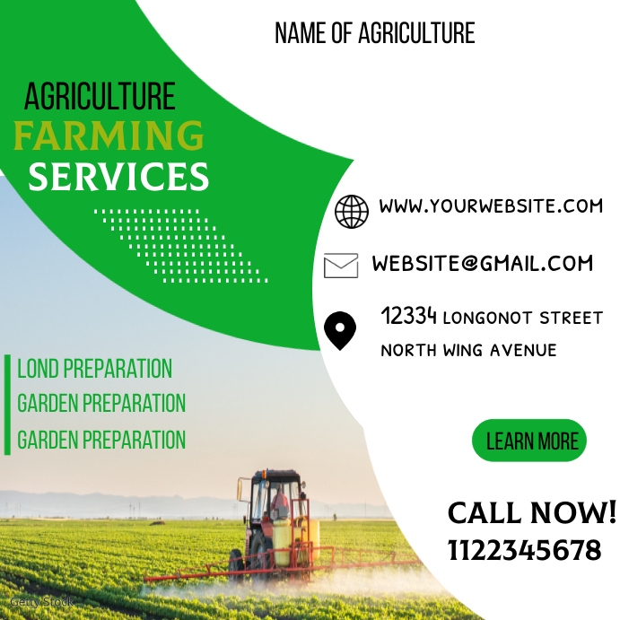 Agriculture template (1) | PosterMyWall