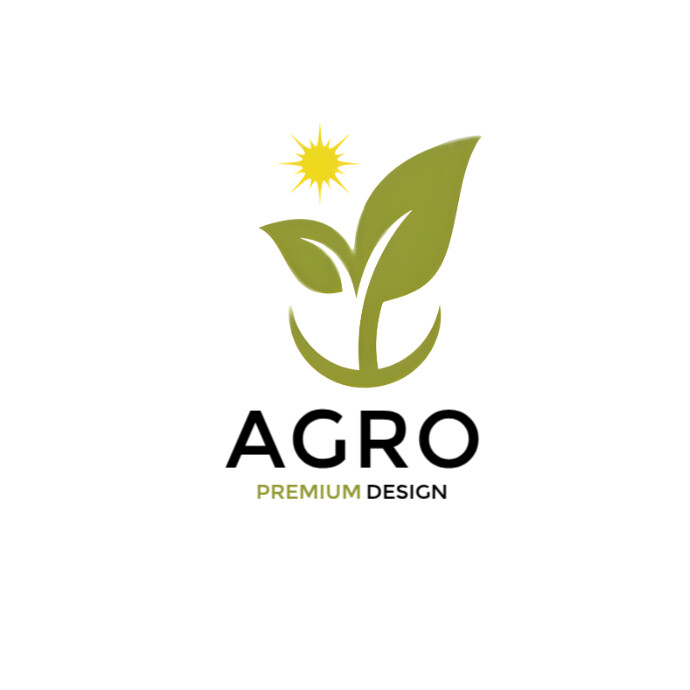 Modèle Agro Logo – Agriculture Organic Farming Leaf Design | PosterMyWall