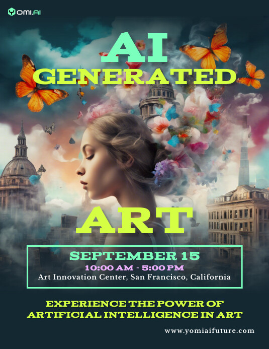 AI Art generated flyer Template | PosterMyWall