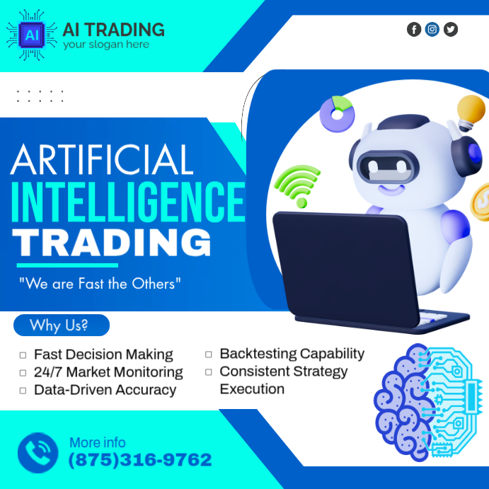 AI Trading Business Template | PosterMyWall