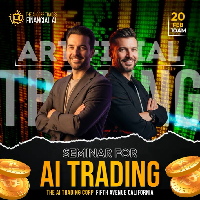 AI Trading Seminar Ads Template | PosterMyWall