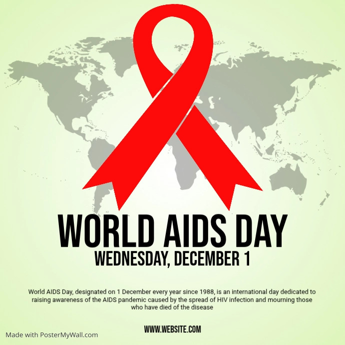 AIDS day Post Template | PosterMyWall