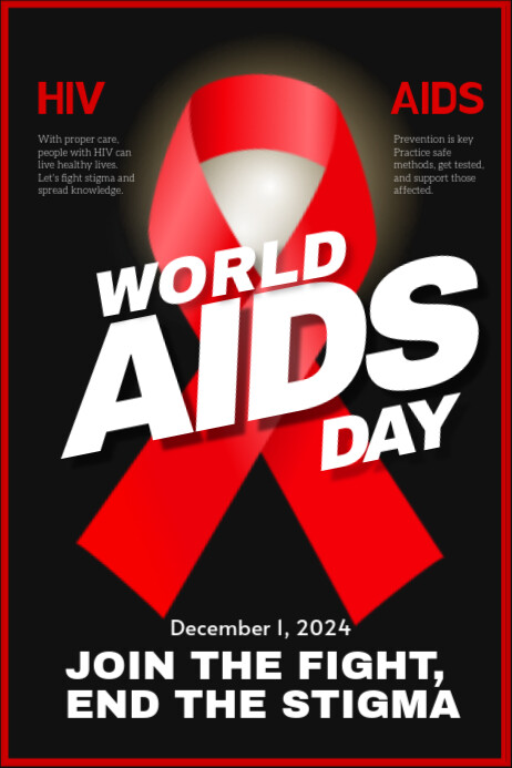 Copy of AIDS DAY POSTER | PosterMyWall