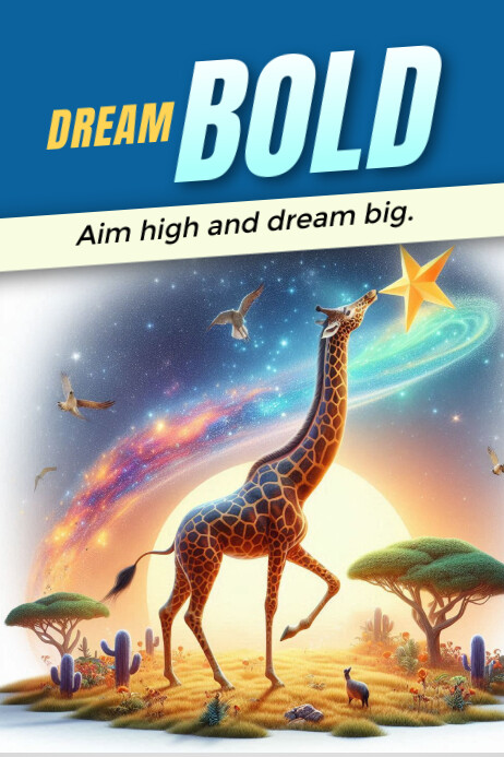 Copy of Aim high | PosterMyWall