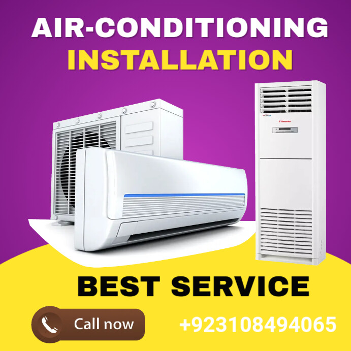 Air condition installation Template | PosterMyWall