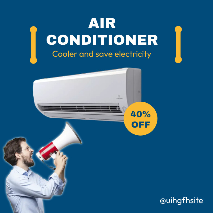 Copy of Air condition Sale Template Design | PosterMyWall