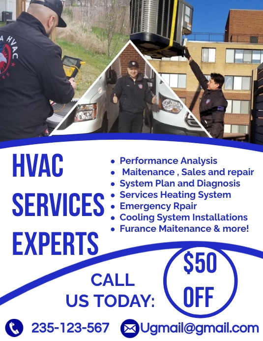 Copy of Air Conditioning HVAC Social Media Ad Hvac se | PosterMyWall