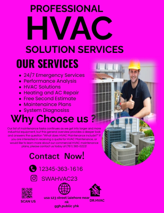 Copy of Air Conditioning HVAC Social Media Ad Hvac se | PosterMyWall