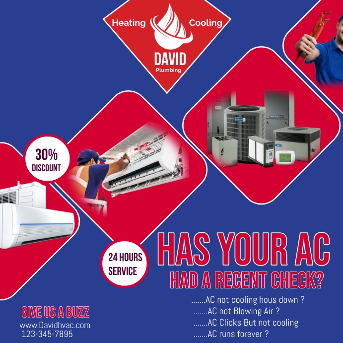 Copy of Air Conditioning HVAC Social Media Ad Hvac se | PosterMyWall