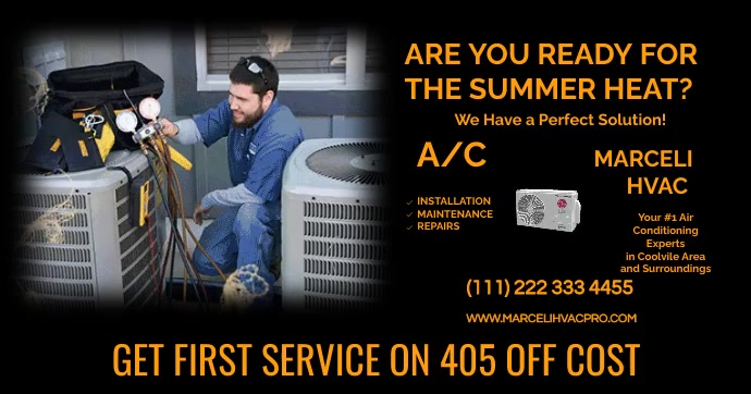 Plantilla de Air Conditioning HVAC Social Media Ad Hvac se | PosterMyWall