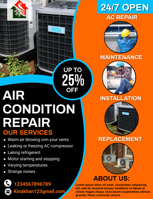 Copy of Air Conditioning HVAC Social Media Ad Hvac se | PosterMyWall