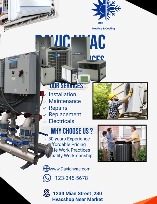 Copy of Air Conditioning HVAC Social Media Ad Hvac se | PosterMyWall