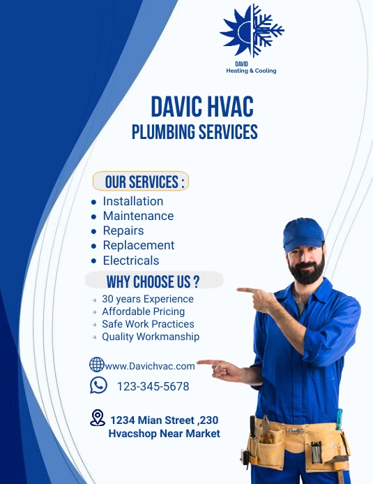 Air Conditioning HVAC Social Media Ad Hvac se Templat | PosterMyWall