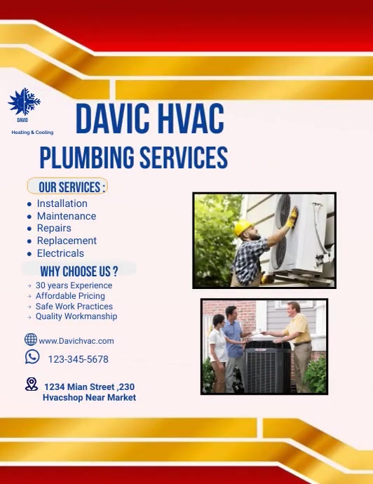 Copy of Air Conditioning HVAC Social Media Ad Hvac se | PosterMyWall