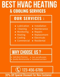 Air Conditioning HVAC Social Media Ad Hvac se Template | PosterMyWall