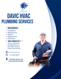 Air Conditioning HVAC Social Media Ad Hvac se Template | PosterMyWall