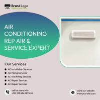 Air condition repair service poster template | PosterMyWall