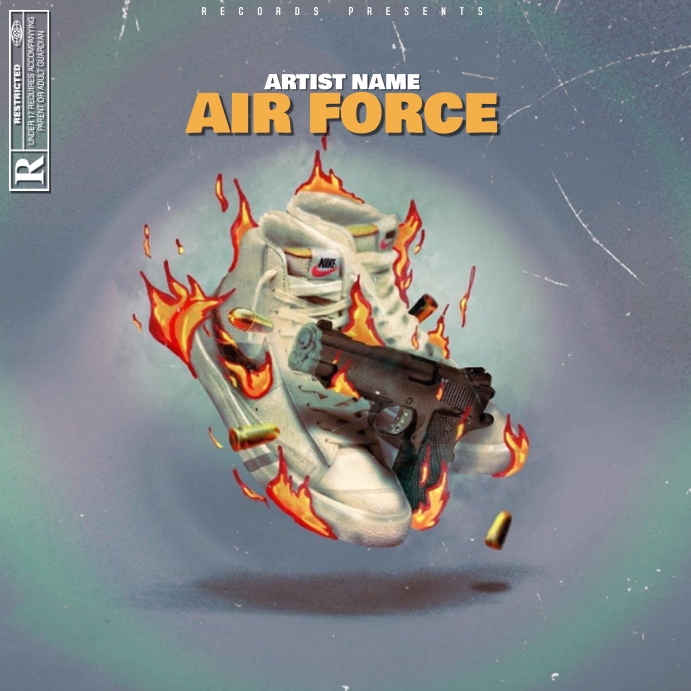 Air force - Cover art design - Djallel GFX Template | PosterMyWall