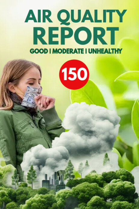 Plantilla de Air Quality report poster | PosterMyWall