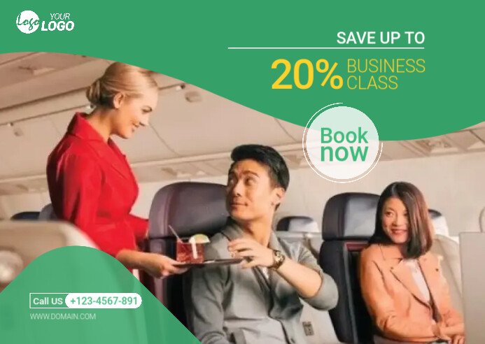 Air Ticket Offer Template | PosterMyWall