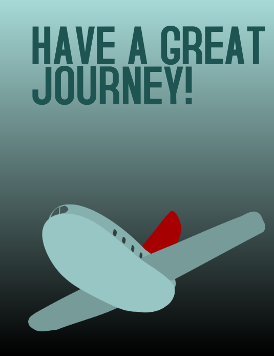 Airplane fly Template | PosterMyWall