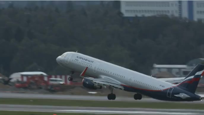 Airplane moving on the runway video Template | PosterMyWall