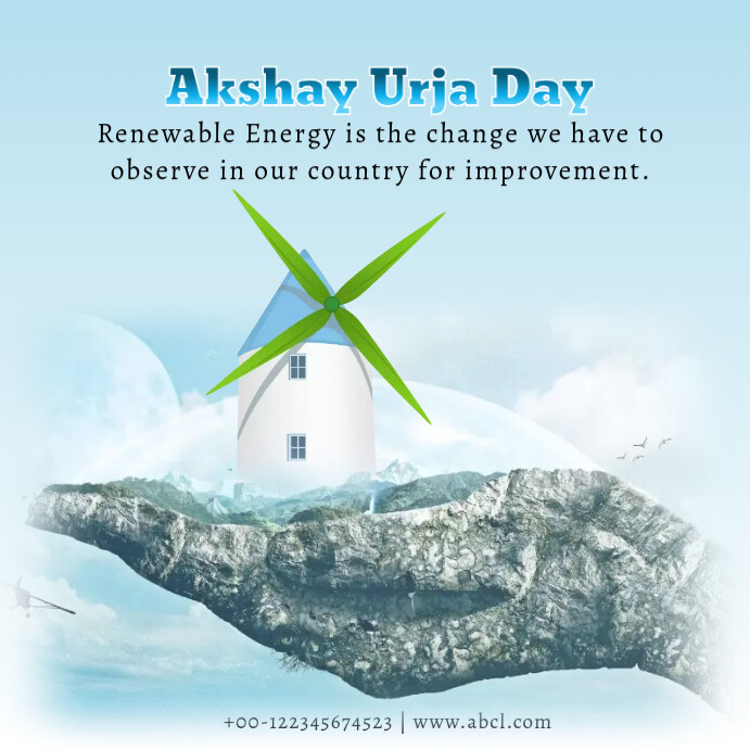 Akshay Urja Day Template | PosterMyWall