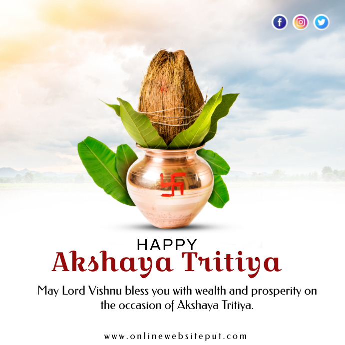 Akshaya Tritiya Template | PosterMyWall