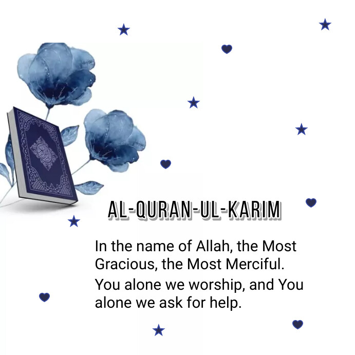 Al-Quran-ul-karim Template | PosterMyWall