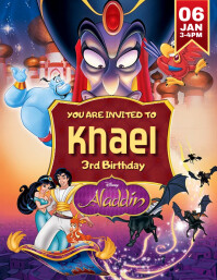 Aladdin Template | PosterMyWall