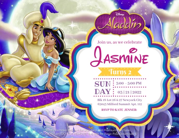 Aladdin Template | PosterMyWall