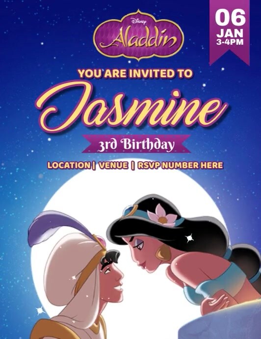 Aladdin Template | PosterMyWall