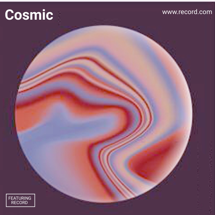 Album Cosmic Ads Template | PosterMyWall