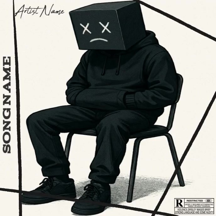 ALBUM COVER| When you feel everything and nothing all at once Template ...