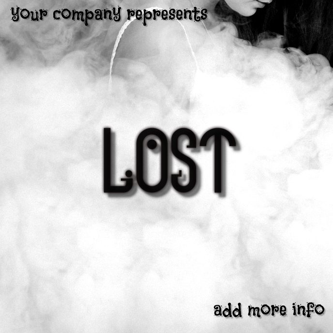 Album Cover "Lost" Template | PosterMyWall