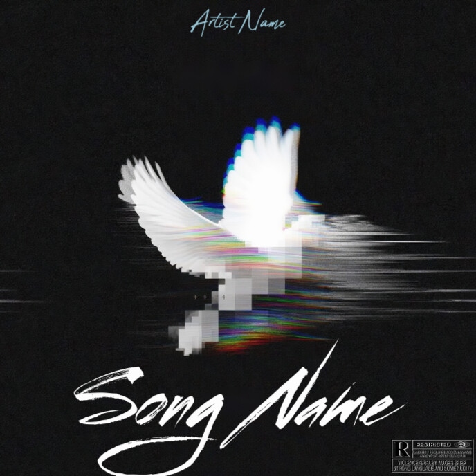 Album cover ; Pixelated Freedom Template | PosterMyWall