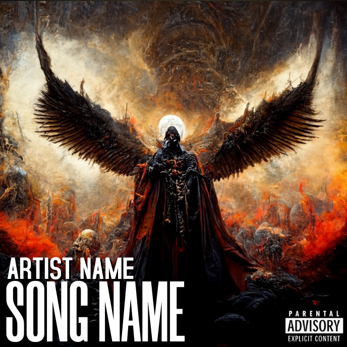 Album cover ( Hell ) Template | PosterMyWall