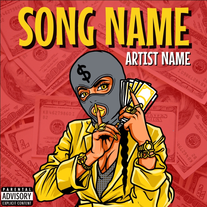 Album Cover ( Lux Girl Ski Mask ) Template | PosterMyWall