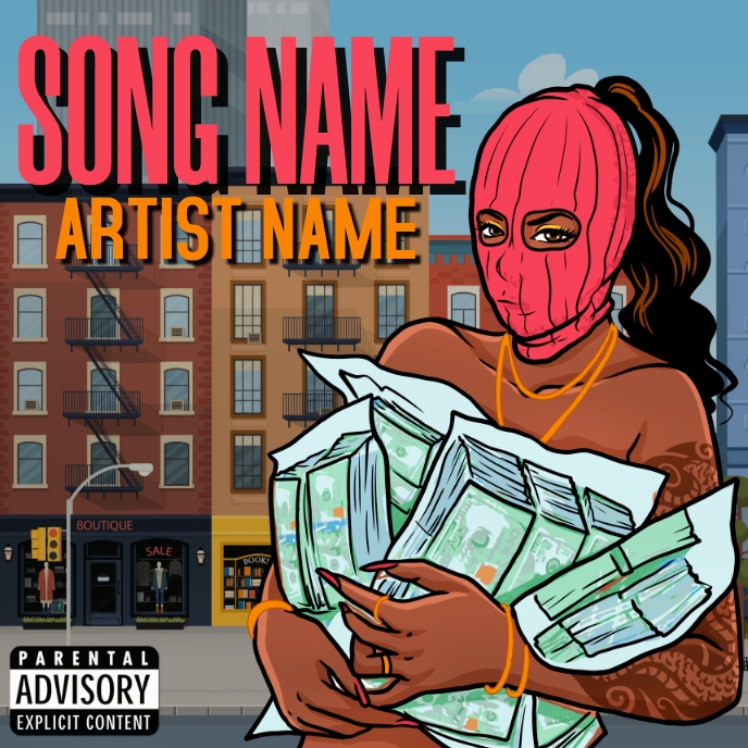 Album Cover ( Money Bags ) Template | PosterMyWall