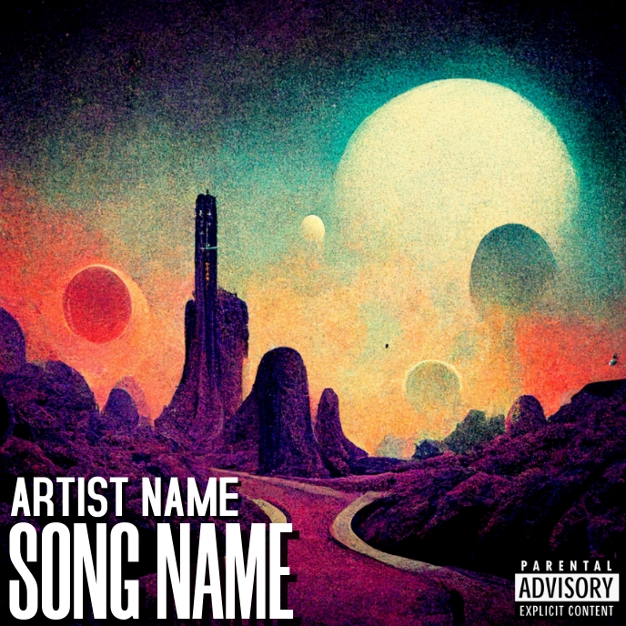 Album Cover ( Planet ) Template | PosterMyWall