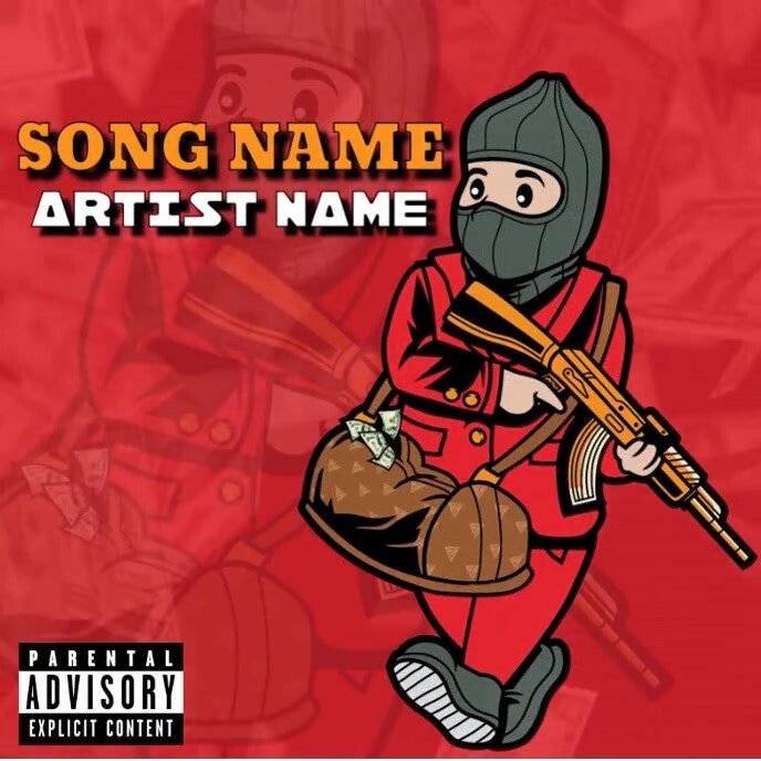 Album Cover ( Stick Up ) Template | PosterMyWall