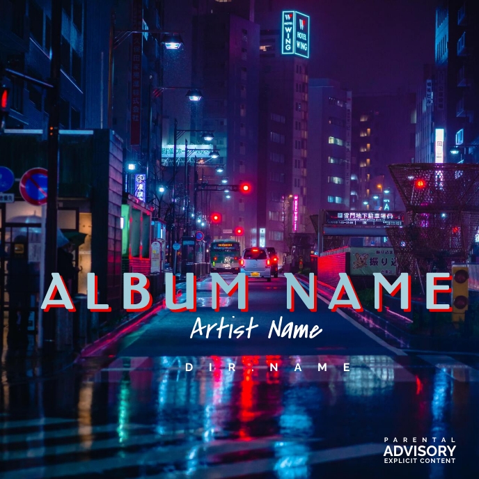 Album cover (152) Template | PosterMyWall