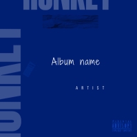 Artistic album cover contrast trolley Template | PosterMyWall