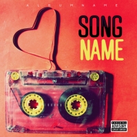 Infinity neon album cover art video Template | PosterMyWall