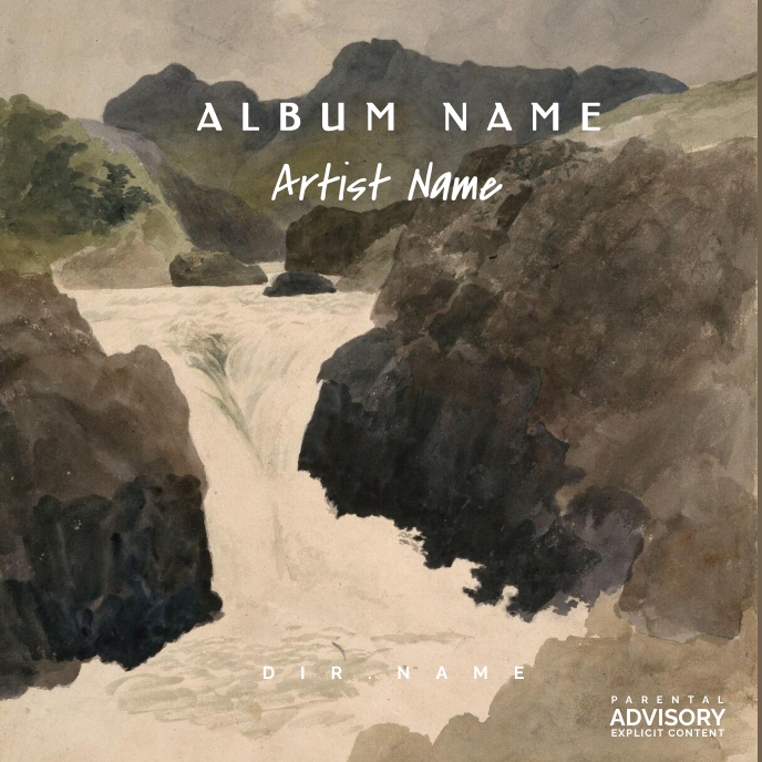 Album cover (52) Template | PosterMyWall