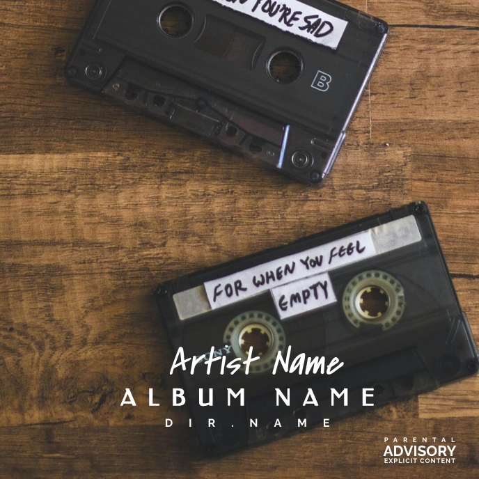 Album cover (61) Template | PosterMyWall