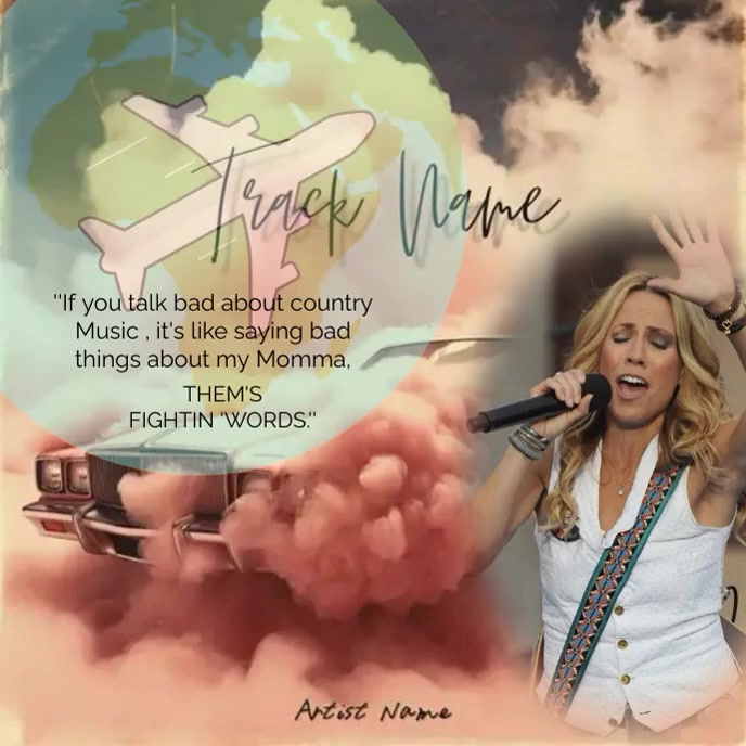 album cover (country) flyer Template | PosterMyWall