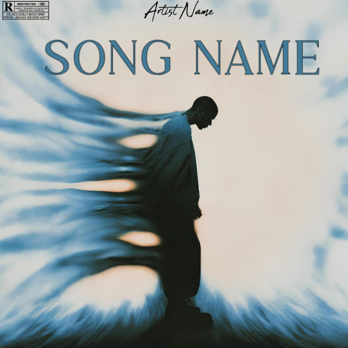 Album cover : i let the world burn Template | PosterMyWall