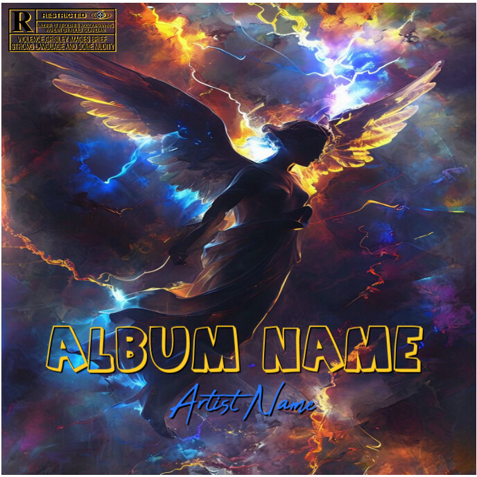 Copy of Album Cover :Ethereal Angel Figure In Dreamlike Abstract ...